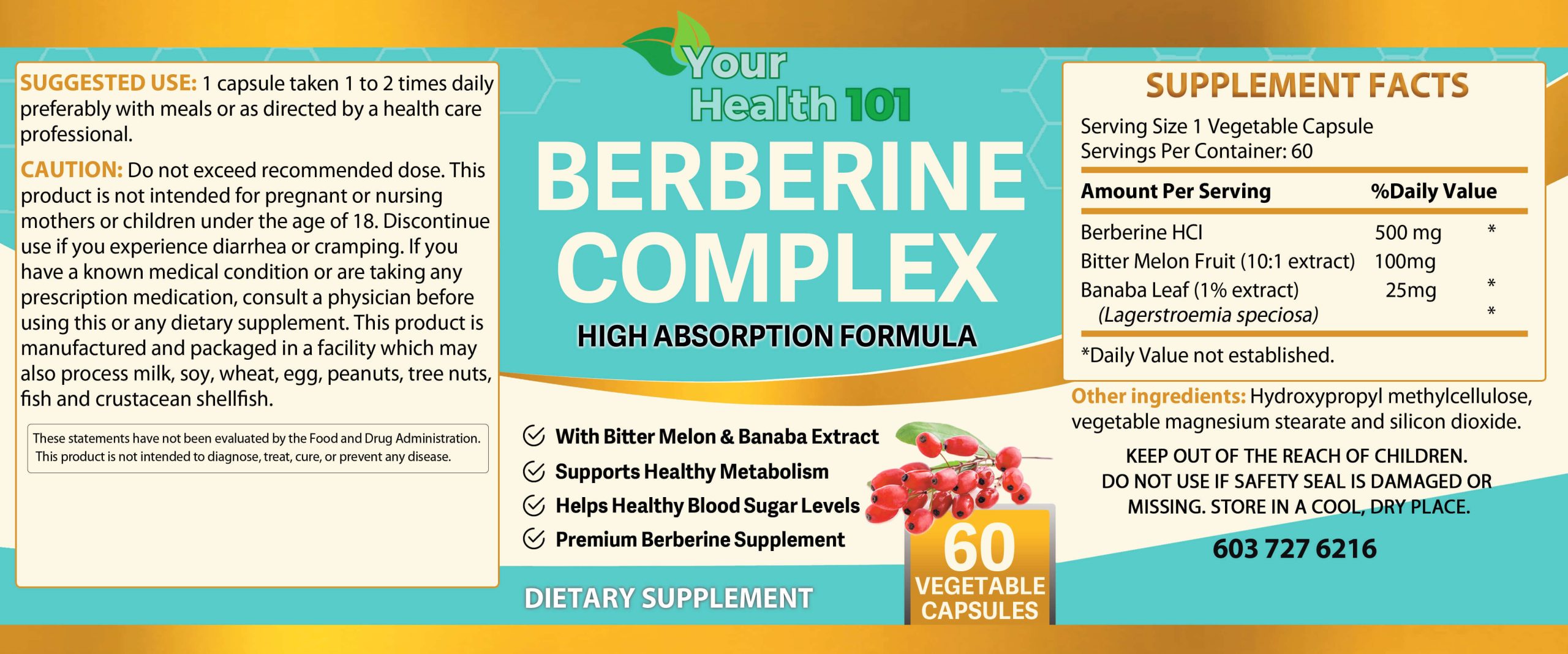 Berberine Complex | Your Health 101